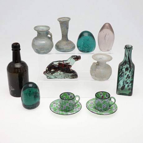 GLASS DUMPS, ROMAN STYLE GLASS & OTHER GLASS. Glass - Art glass - Auctionet