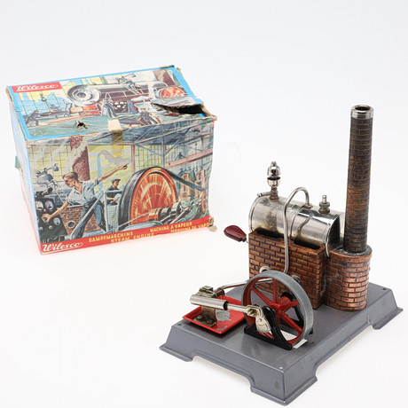 STEAM ENGINE, Wilesco, Germany. Toys - Toys - Auctionet