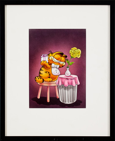 JIM DAVIS STUDIO, Garfield celebrating his birthday on his own ...