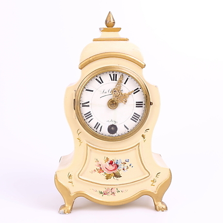 TABLE CLOCK, rococo style, "Du Château" Switzerland. Clocks & Watches ...
