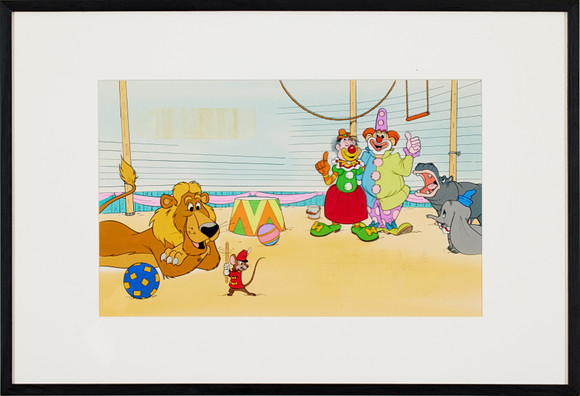 WALT DISNEY STUDIOS. Dumbo At Bat, 1986. Konst - Teckningar - Auctionet