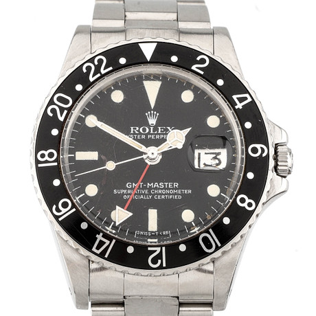 ROLEX GMT MASTER Armbandsur, stål, automatisk, datum, 24-timmars ...