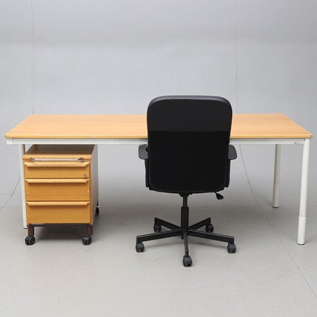 DESK, with desk chair, among others NKR, 1900/2000s. Furniture - Tables ...