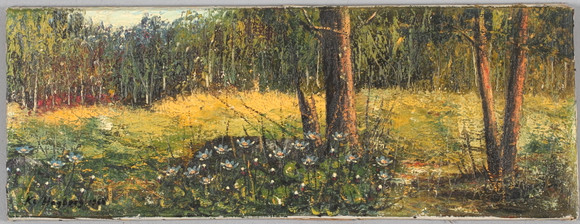 KARL ERIK HAGBERG. Forest brow, oil on canvas, signed. Art - Paintings ...