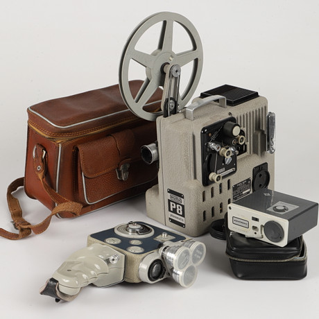 FILM CAMERA AND PROJECTOR M. M, Eumig, Austria, 1900s. Photo, Cameras ...