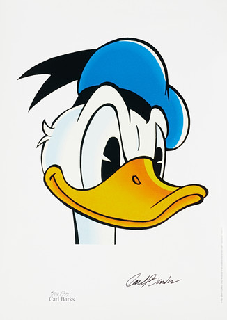 CARL BARKS "Donald Duck", signed and numbered #899/999 (Brockmann ...