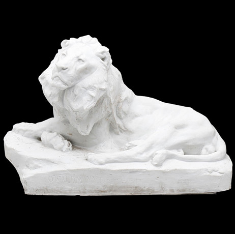 OSCAR WALDMANN. Lion. Art - Sculptures & Bronzes - Auctionet