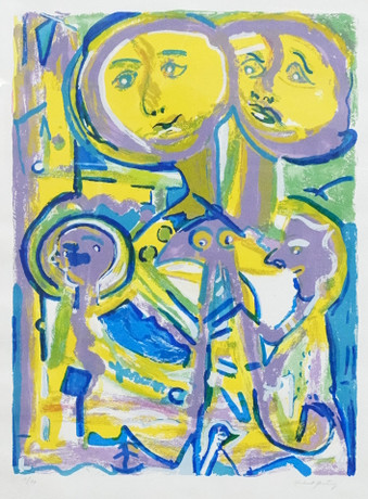 HERBERT GENTRY. LITHOGRAPH. Art - Engravings & Prints - Auctionet