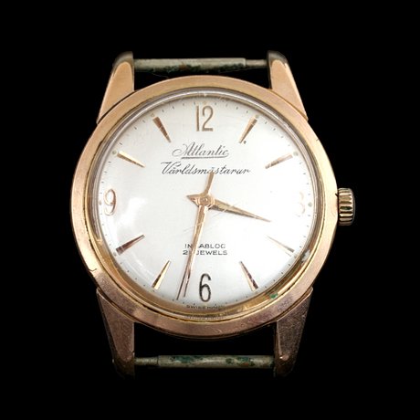 WRIST WATCH, Atlantic World Champion watch, manual, 20th century ...