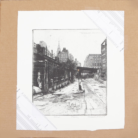 HASSE LINDROTH. ETSNING, signerad, 2007. Konst - Grafik - Auctionet