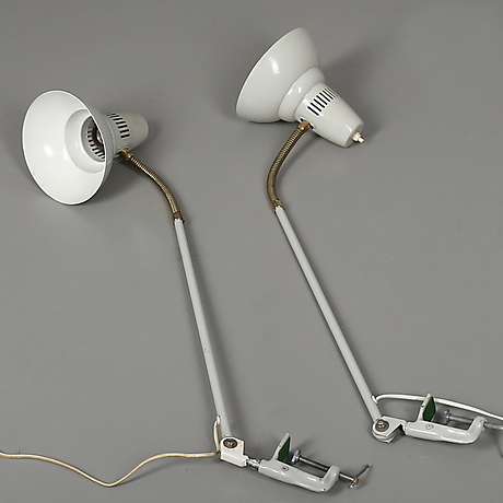 DESK LAMPS, 2 pcs, industrial model, Enco, late 20th century. Lighting ...
