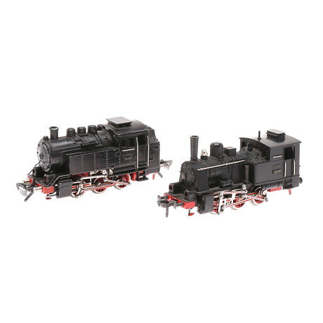 FLEISCHMANN, 2 steam locomotives, H0, Germany. Toys - Toys - Auctionet