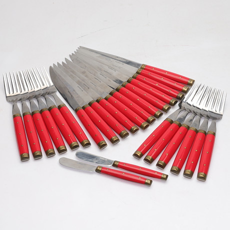 BESTICK, 26 delar, Melron, Frankrike, 1900-tal. Silver & Metall ...