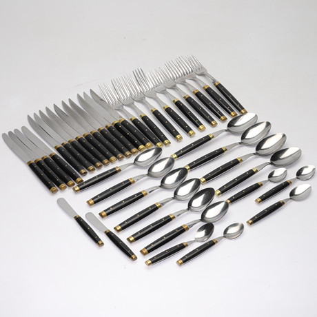 BESTICK, 40 delar, Melron, Frankrike, 1900-tal. Silver & Metall ...