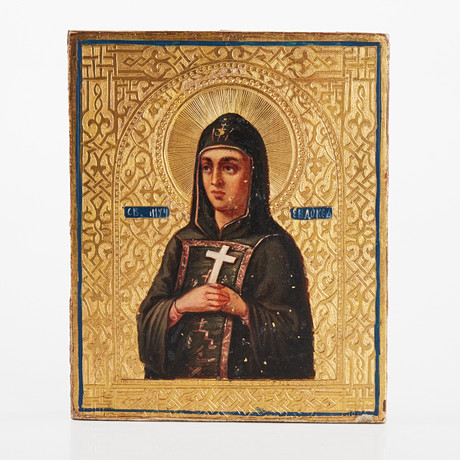 IKON, Russia 19th century, tempera and gilding on wooden panel. Art ...