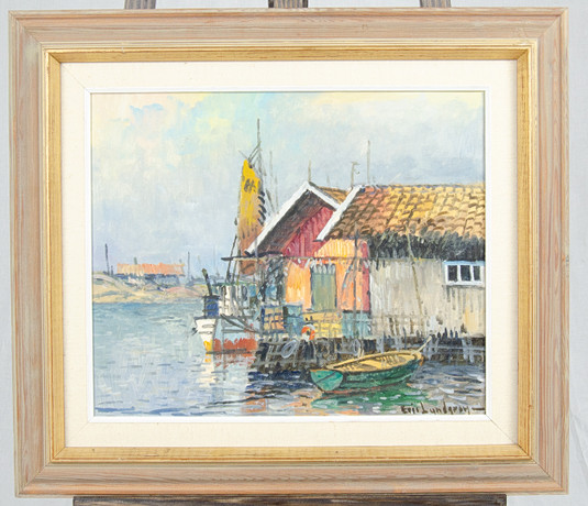 ERIC LUNDGREN. OIL ON CANVAS. Art - Paintings - Auctionet