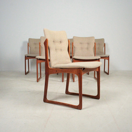 Vamdrup Denmark - Set of dining chairs - 1970s. Furniture - Armchairs ...