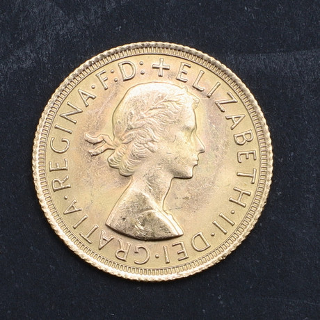 AN ELIZABETH II SOVEREIGN, 1968. Coins, Medals & Stamps - Coins - Auctionet