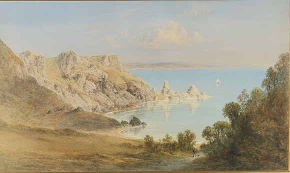 GEORG LOWTHIAN HALL (1825-1888). COASTAL SCENE. Art - Paintings - Auctionet