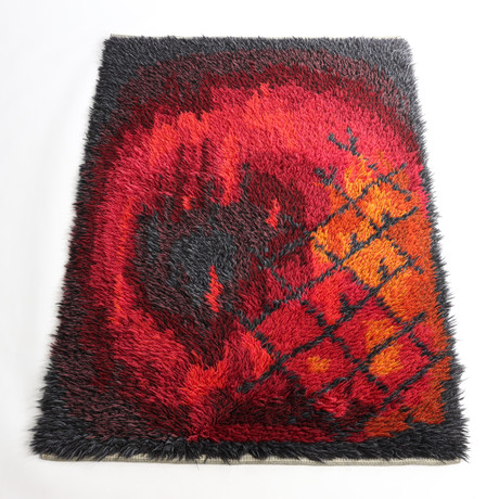 RYAMATTA, 176 x 114 cm, Sverige, 1960-tal. Mattor & Textil - Mattor ...