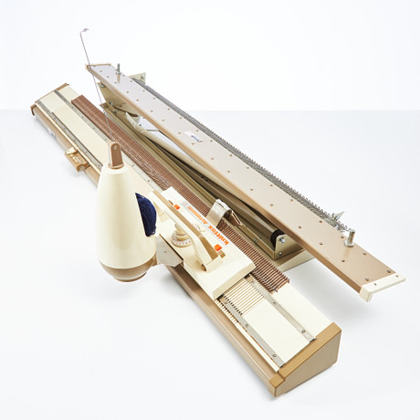 KNITTING MACHINE, "Automatic III", Knittax, circa 1970s, 2 yarn beds ...