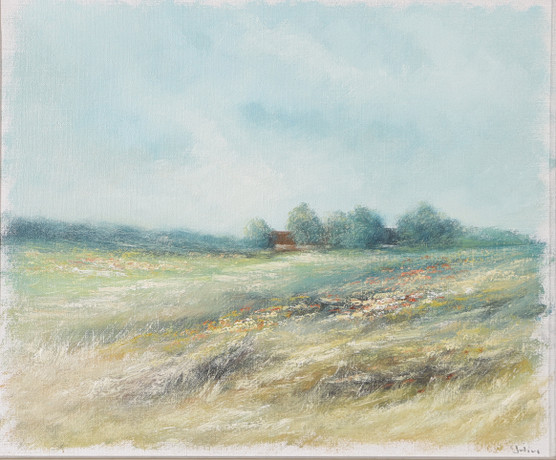 CARL JULIUS. Landskapsmotiv, olja på duk, signerad. Konst - Måleri ...