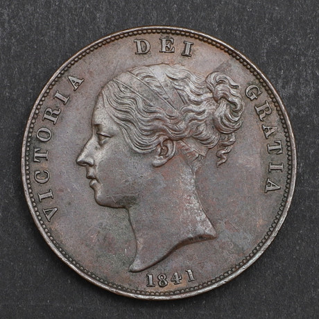 QUEEN VICTORIA PENNY, 1841, WITH COLON. Coins, Medals & Stamps - Coins ...