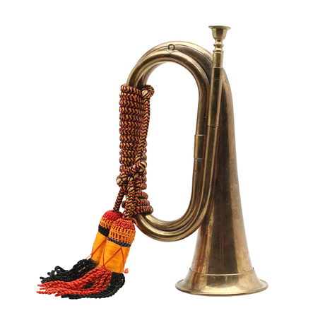 BYGELHORN / SIGNALHORN, brass, first half of the 20th century ...