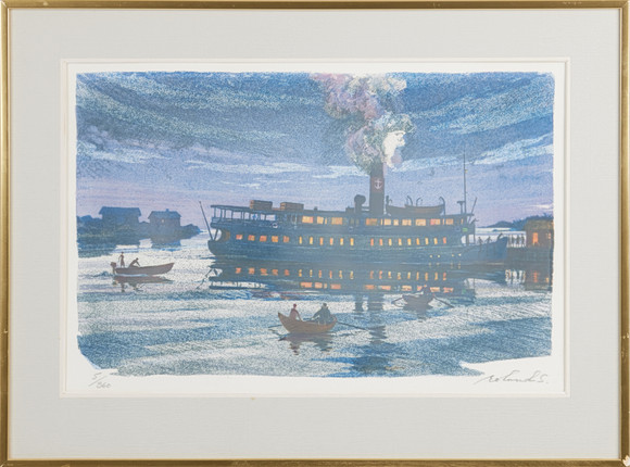ROLAND SVENSSON. "Boat day", from the portfolio "The Old Steamboat ...
