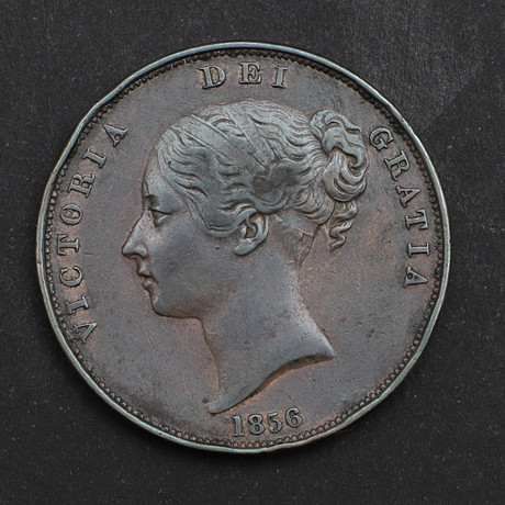 QUEEN VICTORIA PENNY, 1856. Coins, Medals & Stamps - Coins - Auctionet