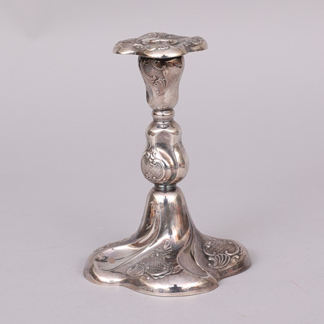 CANDLESTICK, silver, Rococo style, 20th century. Lighting & Lamps ...