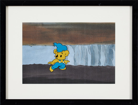 RUNE ANDRÉASSON. Bamse i Trollskogen: Bamse vid Farmors hus. Konst ...