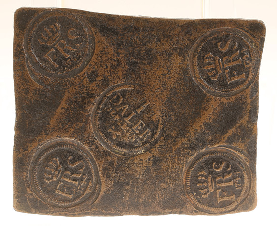 TIN COIN, copper, 1 Daler Silver coin, Fredrik I Sweden 1741. Coins ...