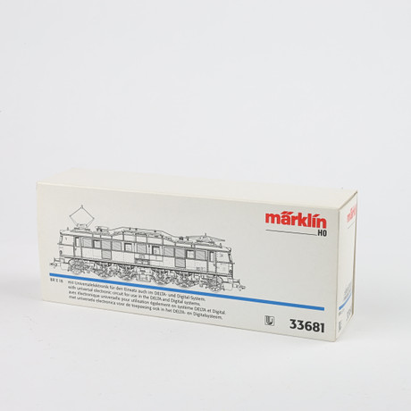 MÄRKLIN 33681 DR:s elektrolok E18, originalförpackning. Leksaker ...