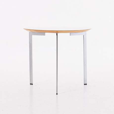 ULLA CHRISTIANSSON. Table, "Trippo", laminate/wood top, metal legs ...