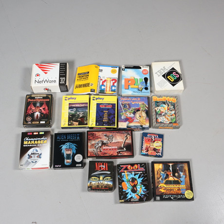 DATASPEL, 16 stycken, floppy discs, samt PC CD-ROM. Övrigt - Modern ...