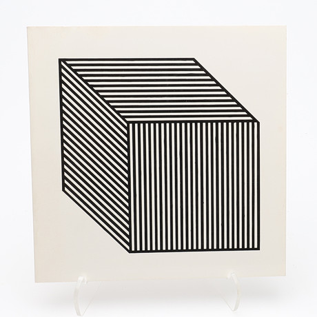 CONCEPT ART. AMERICAN ARTIST SOL LEWITT'S ISOMETRIC DRAWINGS 19082 ...