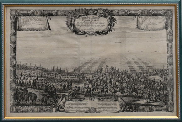 GRAFIK. GRAVYR, DEN SVENSKA HÄRENS MARSCH ÖVER STORA BÄLT 1658 GRAVERAD AV WILLEM SWIDDE EFTER ...