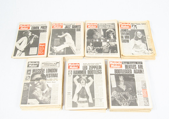 MELODY MAKER, tidning 60-70-tal. Böcker, Kartor & Handskrifter - Övrigt ...