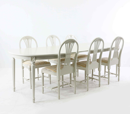 MATGRUPP, 9 delar axet. Möbler - Matsalsmöbler - Auctionet