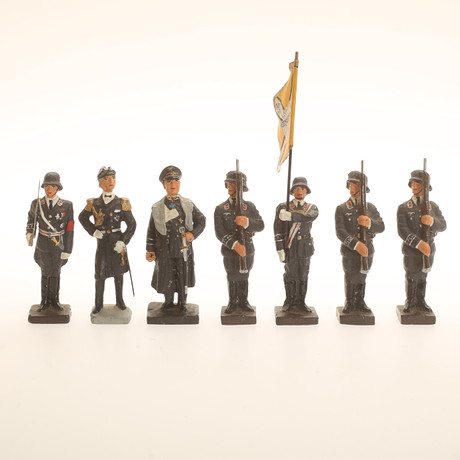 LINEOL, figures/soldiers, 7 pieces. Toys - Toys - Auctionet