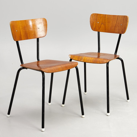 STOLAR, 1950/60-tal. Möbler - Fåtöljer & Stolar - Auctionet