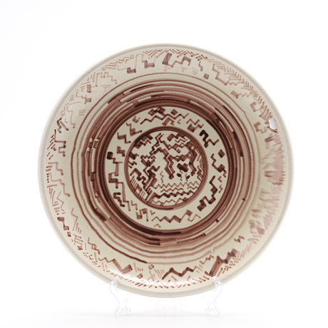 VÄGGFAT, keramik, Kupittaan Savi Finland ca 1940-tal. Keramik & Porslin ...