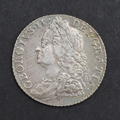 A GEORGE II SHILLING, 1758. Coins, Medals & Stamps - Coins - Auctionet