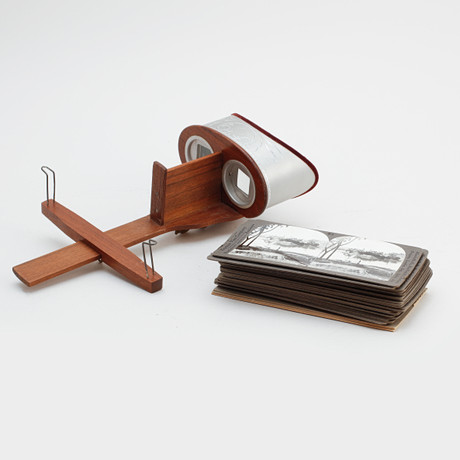 STEREOSCOPE, "Mercury Stereoscope" with pictures, early 20th century ...
