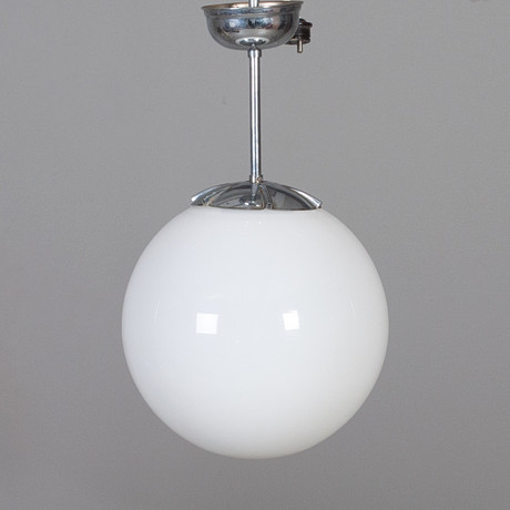 GLOBAL LAMP. chrome and glass, 1920s-30s. Lighting & Lamps - Ceiling ...
