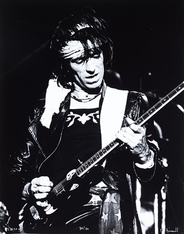 ED FINNELL (USA/SVERIGE, FÖDD 1956). Keith Richards, Rolling Stones ...