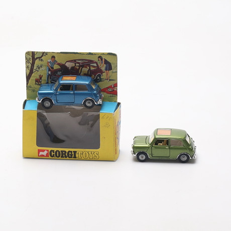 CORGI TOYS. Leksaksbilar 334, 2 st, Mini-Cooper, England. Leksaker ...