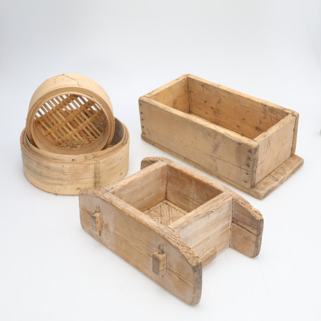 CHEESE MOLDS, 4 pcs., 1800-1900s. Folk art - Other - Auctionet