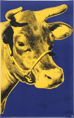 ANDY WARHOL. danach, Siebdruck „Cow“, The Andy Warhol Foundation for ...